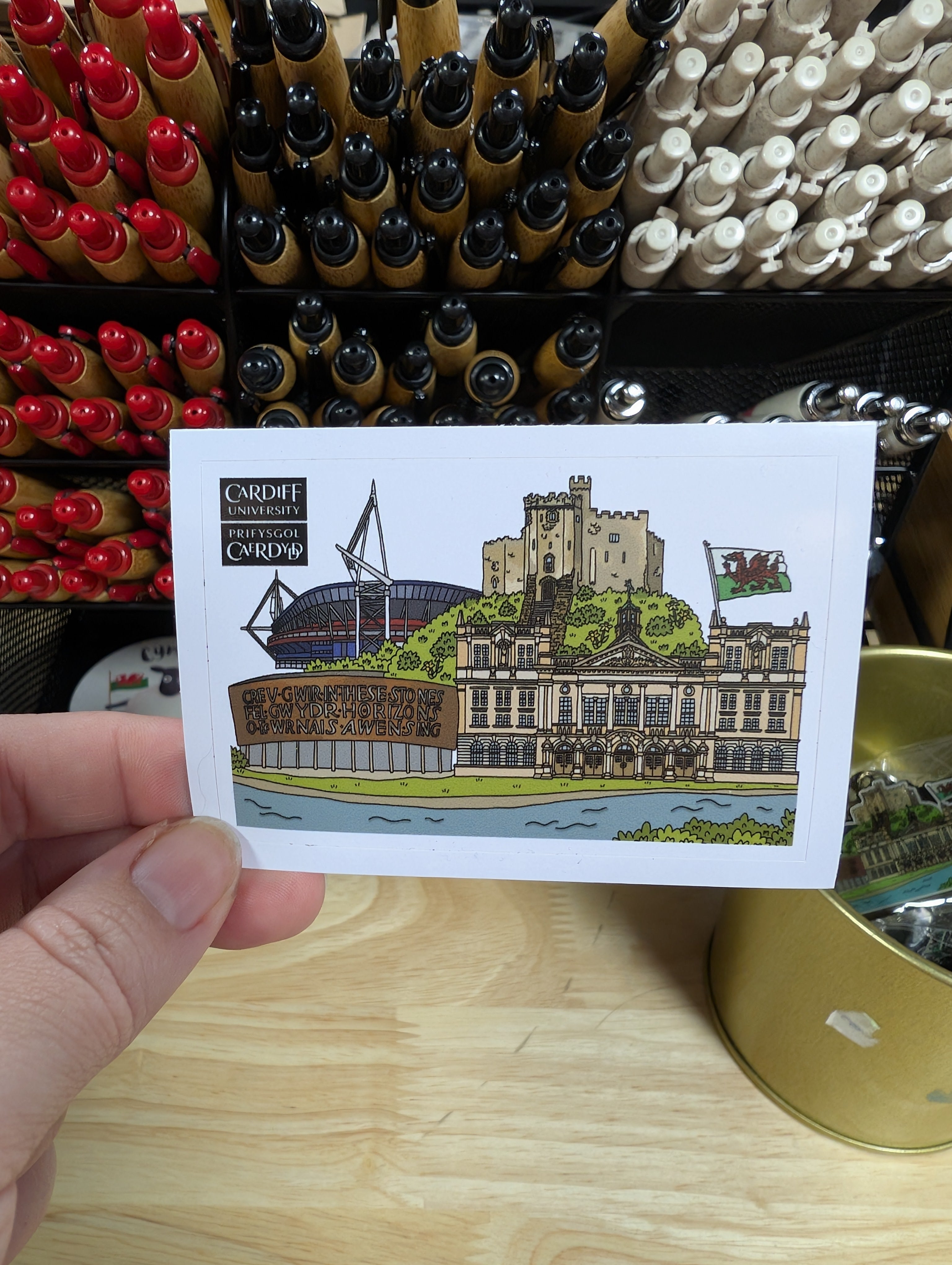 Illustration Sticker – Love Cardiff