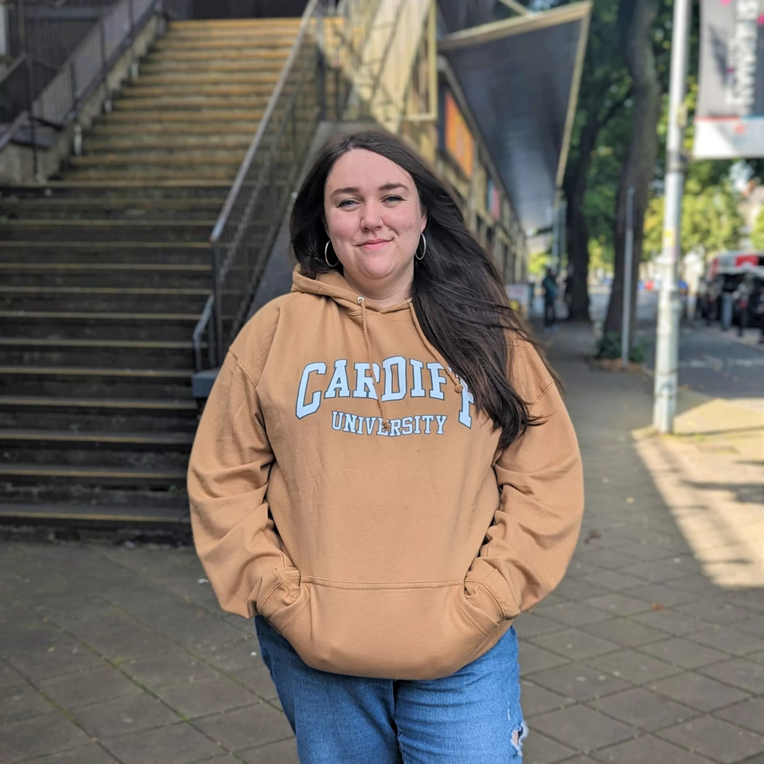 CU Hood - Caramel – Love Cardiff CU Hood - Caramel – Love Cardiff